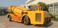 China Automatic Underground Concrete Mixer Truck For Tunnel With Continuous Drum Mixing Method for sale