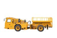 China Four Wheeled Underground Utility Vehicle Lifting Work Platform With Customizable Sissors Lifter for sale