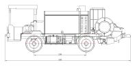 China UPS-ZT10 Underground Shotcrete Machine Wet Concrete Spraying Machine for sale
