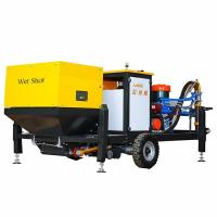 China Underground Shotcrete Machine with 30 Meters Spray Distance Compact 3660x1450x1750mm and 12 Months Warranty for sale