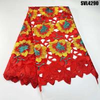 China Wholesale Custom Wholesale Price Embroidery Fabric Cotton for sale