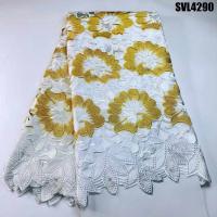 China Wholesale Custom Wholesale Price Embroidery Fabric Cotton for sale