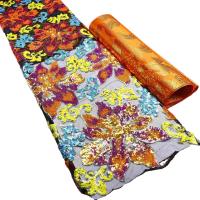 China Wholesale Custom Reasonable Price Gold African Lace Fabric for sale