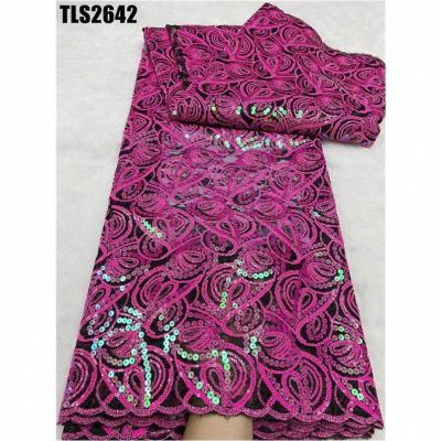 China Cheap Personalized Factory Price African Yellow Guipure Lace Fabric for sale