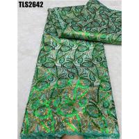 China Cheap Personalized Factory Price African Yellow Guipure Lace Fabric for sale