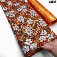 China 2023 Hot Selling Low Price 3D Flower Lace Embroidered Fabric for sale
