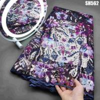 China Factory Direct Sales Factory Price Beaded Net Lace Fabric for sale