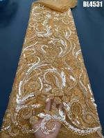 China 2023 Hot Sale Wholesale Price Guipure Cord Lace Fabric for sale