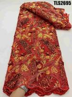China Wholesale Custom Factory Price Feather Lace Fabric for sale