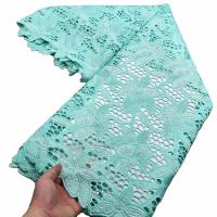China Factory Direct Sales Wholesale Price 3D Lace Fabric Bridal Unique 100% Polyester Water Soluble Cord Lace GUIPURE Fabric for sale