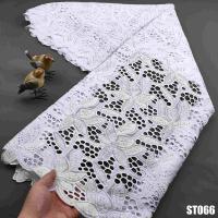 China Factory Direct Sales Wholesale Price 3D Lace Fabric Bridal Unique 100% Polyester Water Soluble Cord Lace GUIPURE Fabric for sale