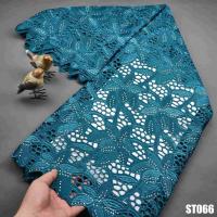 China Factory Direct Sales Wholesale Price 3D Lace Fabric Bridal Unique 100% Polyester Water Soluble Cord Lace GUIPURE Fabric for sale