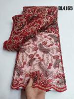 China 2023 New Arrival Golden Supplier Net Lace Fabric for sale