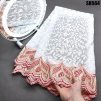 China Supoo Fashion Design African Swiss Voile Lace In Switzerland plain cord  Dry Lace Fabric For Women Dress Sew for sale