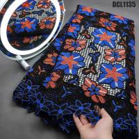 China Supoo Affordable Trendy Guipure Lace Fabric Cord Lace with Embroidered Flowers Patterns in Multi Colors for Party for sale
