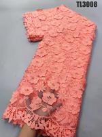 China Supoo wholesale 2022 tulle lace fabric senegal french lace party embroidery lace sequin fabric for dress for sale