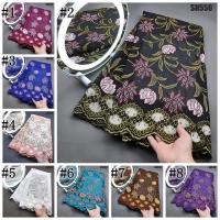 China Supoo Cheapest African Style Stones 100% Cotton Swiss Voile Lace Senegal Cotton Lace Fabric African Materials Dry Lace Fabric for sale
