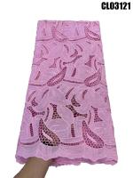 China Supoo  cord lace fabric wholesale guipure lace fabric cotton african guipure lace fabric for sale