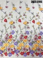 China Supoo Luxury French African Bridal Wedding Floral Mesh Embroidery Tulle Lace Fabric 3d ribbon embroidery net fabric for sale