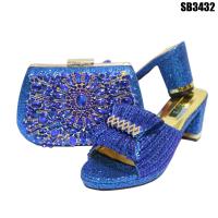 China 2022 Supoo Italian shoes bag set high heel shoes matching bag for wedding/party for sale