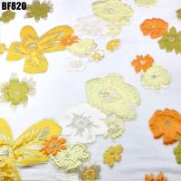 China 2023 Fashion African Brocade Fabric Jacquard Damask Design Brocade Jacquard Fabric High Quality Party Wedding Dress French dress for sale
