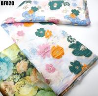 China 2023 Fashion African Brocade Fabric Jacquard Damask Design Brocade Jacquard Fabric High Quality Party Wedding Dress French dress for sale