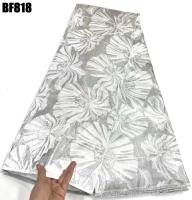 China 2023 Fashion African Brocade Fabric Jacquard Damask Design Brocade Jacquard Fabric High Quality Party Wedding Dress French dress for sale