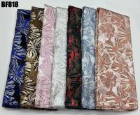 China 2023 Fashion African Brocade Fabric Jacquard Damask Design Brocade Jacquard Fabric High Quality Party Wedding Dress French dress for sale