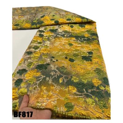 China Lace Brocade Fabric for Ghana Wedding Dress Embroidery Fashion Austria Party Lady Dress for sale