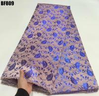 China Cheap African Brocade Fabric Jacquard Damask Design Brocade Jacquard Fabric Party Wedding Dress women clothing for sale