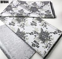China 2023 Exquisite Fashion African Brocade Fabric Jacquard Damask Design Brocade Jacquard Fabric Party Wedding Dress for sale