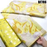 China 2023 Fashion African Brocade Fabric Jacquard Damask Design For Party Wedding Dress for sale