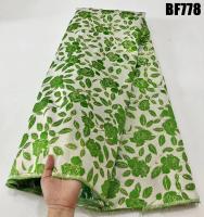 China Supoo 2023 Accra Jacquard Fabric Sustainable Brocade Satin Fabric for Wedding Dress for sale