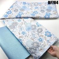China 2023 Fashion African Brocade Fabric Jacquard Damask Design Brocade Jacquard Fabric High Quality For Party Wedding Dress for sale