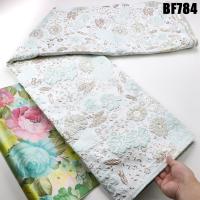 China 2023 Fashion African Brocade Fabric Jacquard Damask Design Brocade Jacquard Fabric High Quality For Party Wedding Dress for sale
