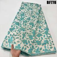 China Party Wedding Dress Fabric with Customizable Color 90 Yards Brocade Jacquard Design for sale