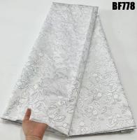 China Party Wedding Dress Fabric with Customizable Color 90 Yards Brocade Jacquard Design for sale