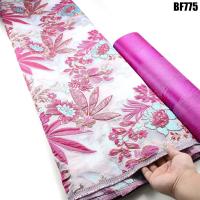 China 2023 Fashion African Brocade Fabric Jacquard Damask Design for Party Wedding Dress for sale