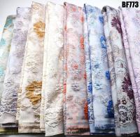 China Newest African Brocade Fabric Jacquard Damask Design Brocade Jacquard Fabric High Quality For Party Wedding Dress for sale