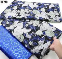 China 2023 African Brocade Fabric Jacquard Damask Design Brocade Jacquard Fabric High Quality For Party Wedding Dress for sale