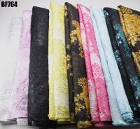 China Good quality African Brocade Fabric Jacquard Damask Design Brocade Jacquard Fabric High Quality For Party Wedding Dress for sale