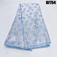 China 2023 Hot selling  lady indian jacquard brocade fabrics italian brocade fabric for dresses in jacquard fabric for sale
