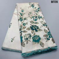 China African Brocade Jacquard Fabric in Fashionable Damask Design for Party and Wedding Dress for sale