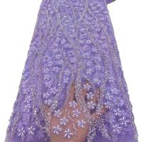 China Wholesale price embroidery fabric chantilly fabric african french lace fabric women dress wedding bridal lace Ghana party dress for sale