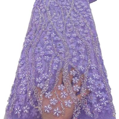 China Wholesale price embroidery fabric chantilly fabric african french lace fabric women dress wedding bridal lace Ghana party dress for sale