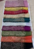 China Wholesale Luxury fabric for wedding dress lace stones  Bead Embroidery Lace  wedding dress  lace with pearl for sale