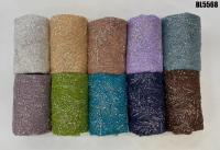 China Exquisite handmade  beaded lace embroidery lace fabric wedding dress Senegal fabric women clothing french wedding lace fabric for sale