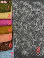 China Luxury fabric wedding dress High Quality Handmade Beaded lace with sequins Austria Embroidery  African French women party dress for sale