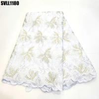 China Fashion  wholesale wedding dress swiss voile cotton lafaya lace african French Lace Fabric women clothing kanuri dressing for sale