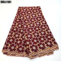 China New cheap lace wholesale wedding dress swiss voile cotton lafaya lace african French Lace Fabric women clothing kanuri dressing for sale